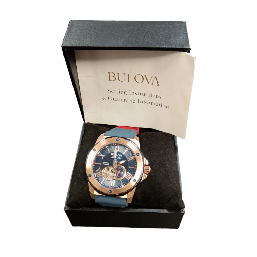 Bulova Marine Star 98A227 Automatic 200M Men's Watch - Own4Less